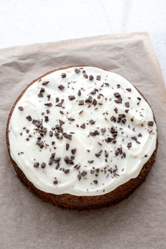Banankage med chokolade - Bageglad